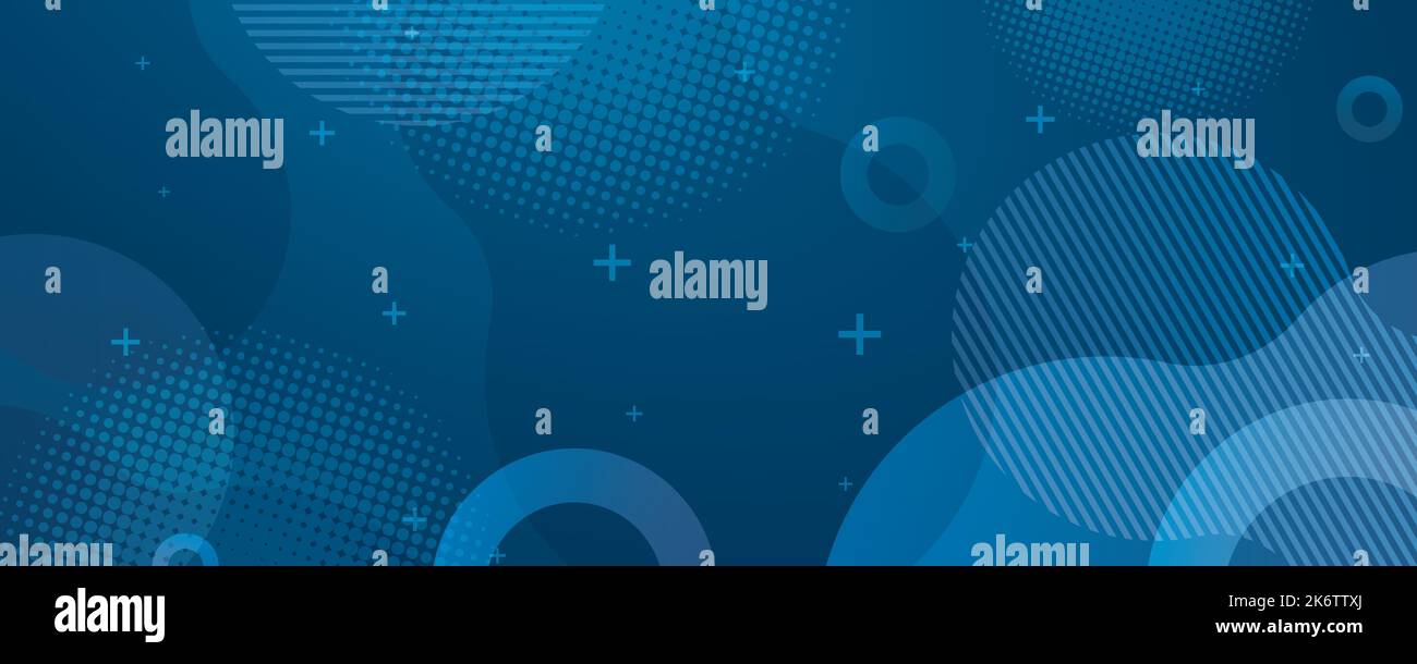 Blue modern background in vector illustration with glow and movement ...