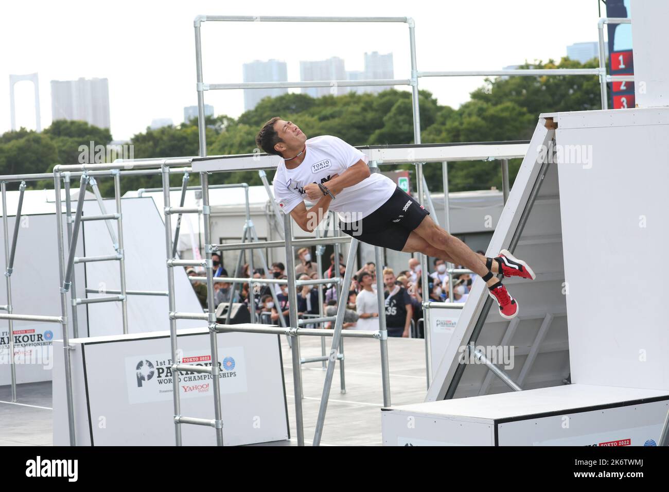 Tokyo, Japan. 15th Oct, 2022. Tomoya Suzuki (JPN) Parkour : 1st FIG ...