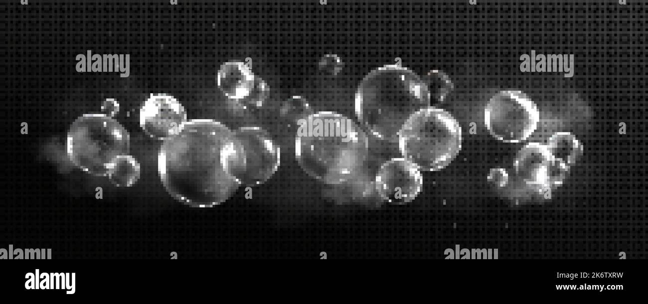 Flying water particles Stock Vector Images - Alamy