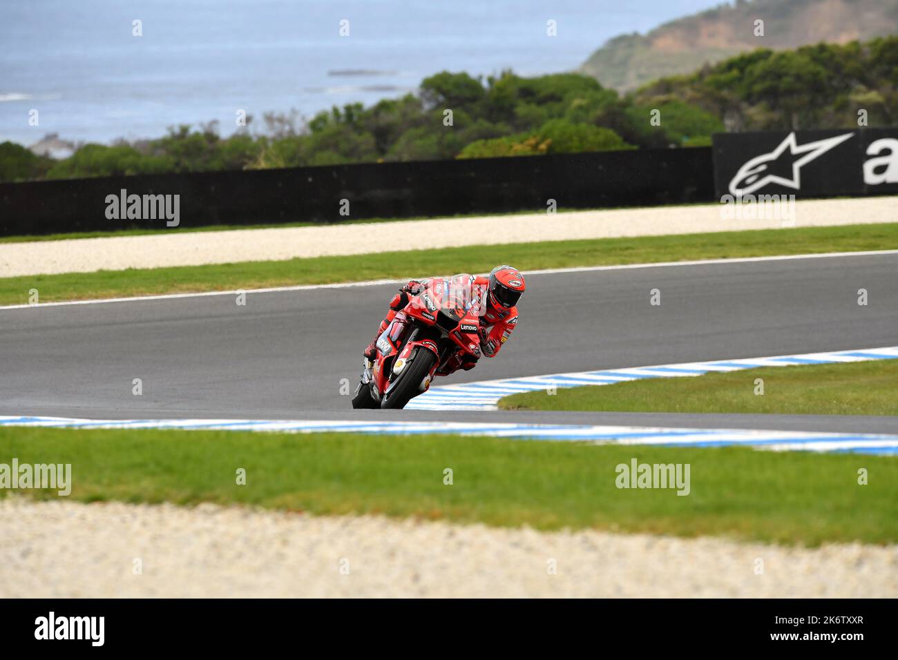 Melbourne, Australia. 16th Oct, 2022. Francesco Bagnaia during damp ...