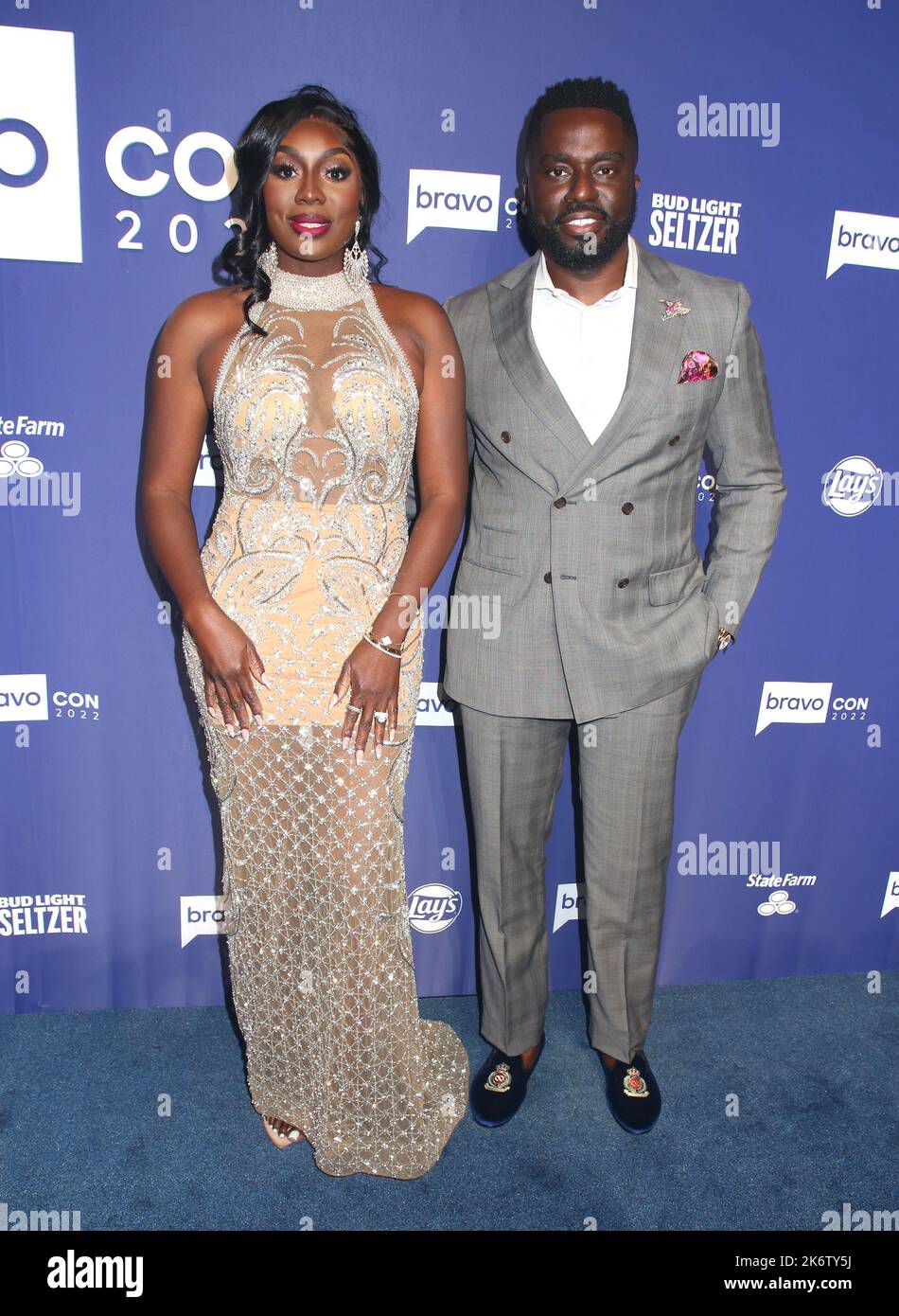 New York, USA. 14th Oct, 2022. Wendy Osefo and Edward Osefo attending ...