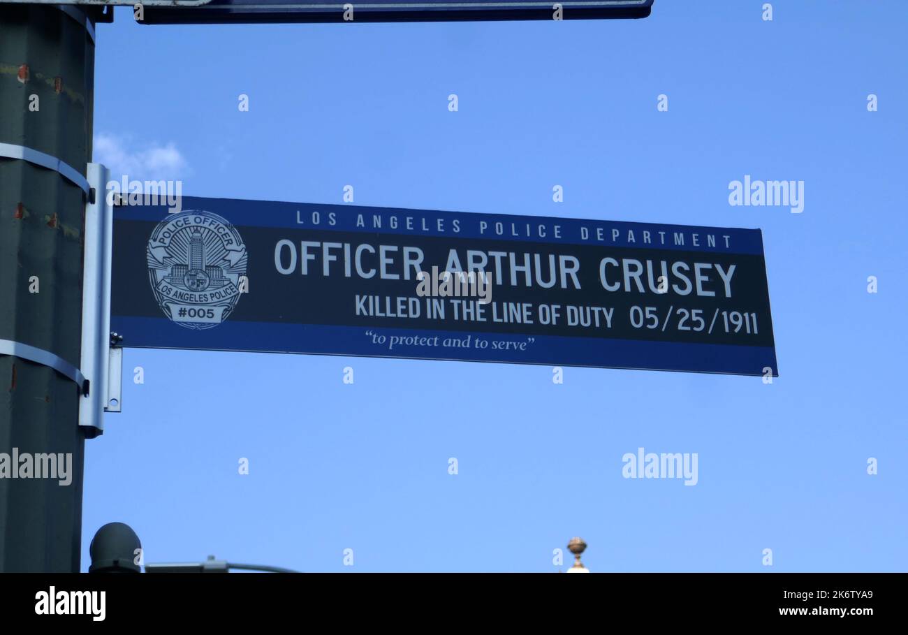 Los Angeles, California, USA 6th October 2022 LAPD Officer Arthur ...