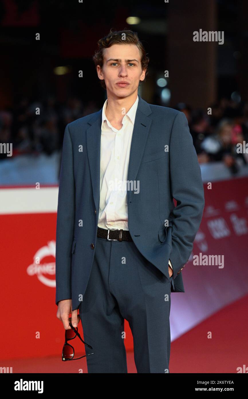 Rome, Italy. 15th Oct, 2022. ROME, ITALY - OCTOBER 15: Mattia Carrano ...