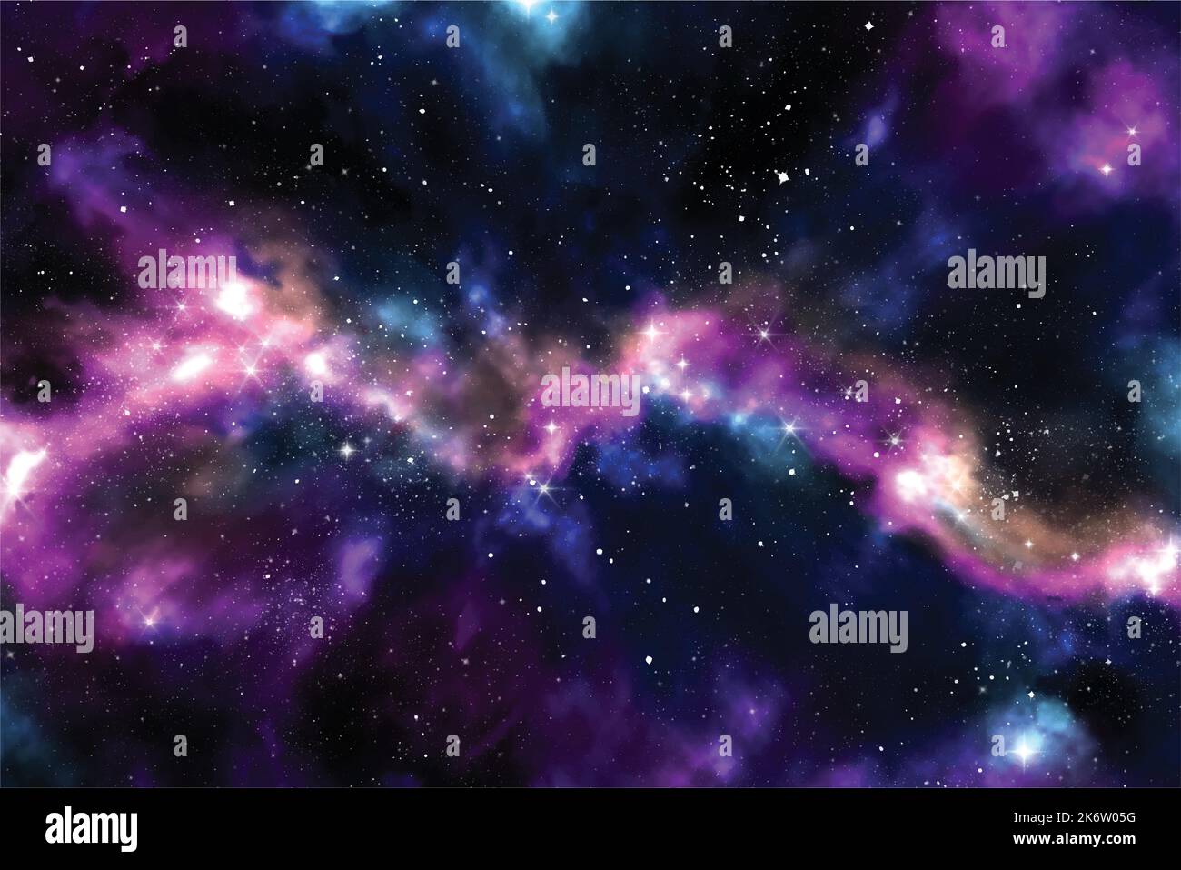 hand painted watercolor galaxy wallpaper background vector design ...