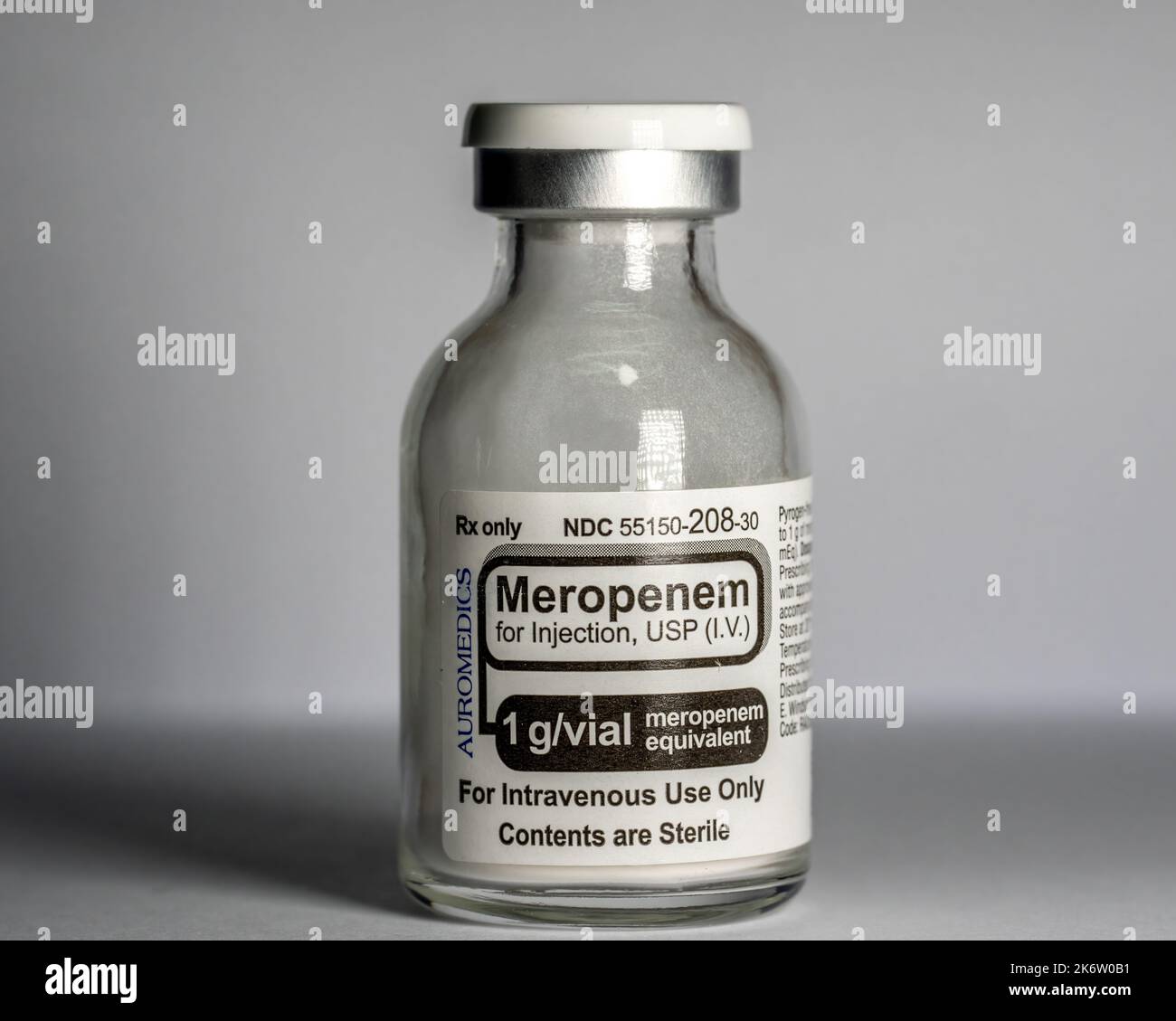 merrem injection vial Stock Photo - Alamy