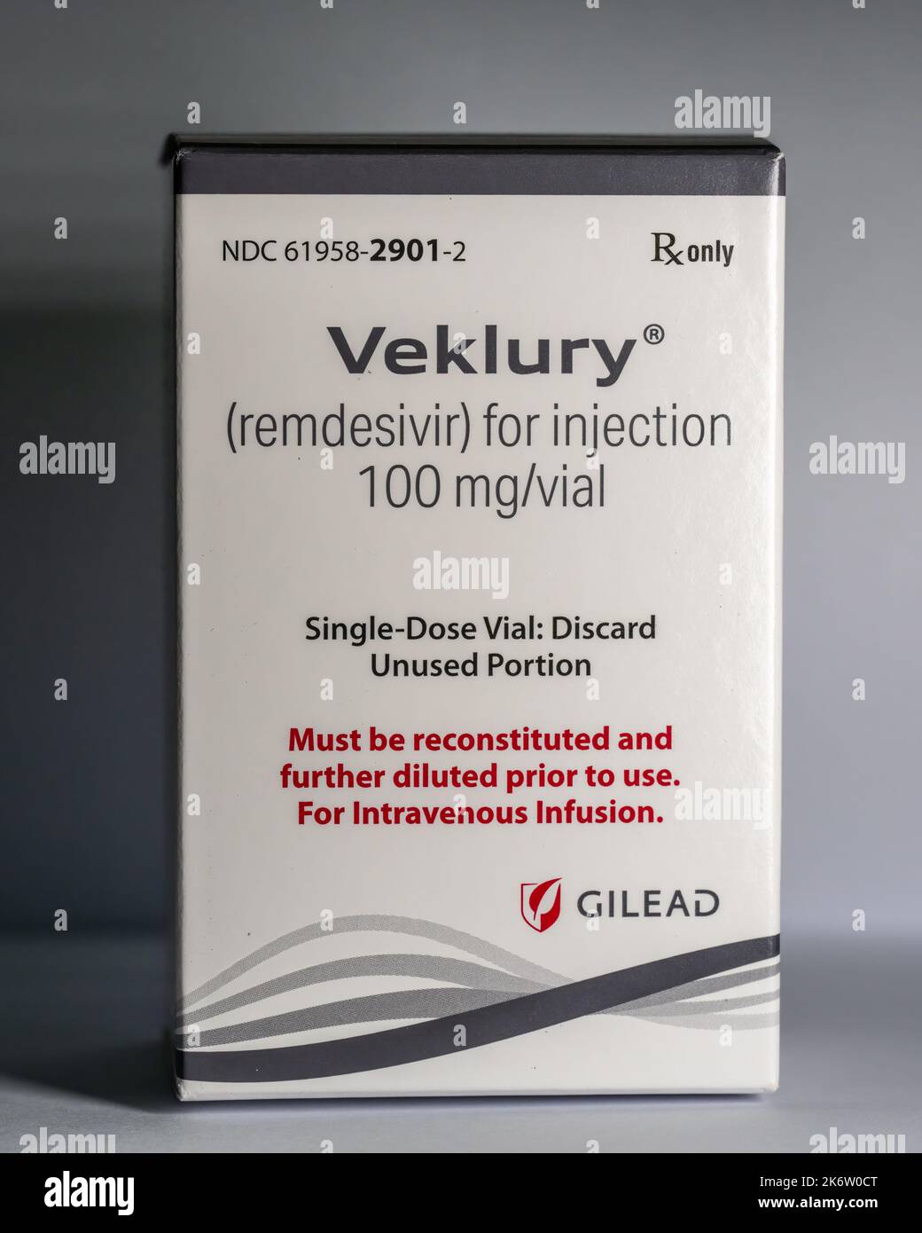 remdesivir veklury injection vial Stock Photo - Alamy
