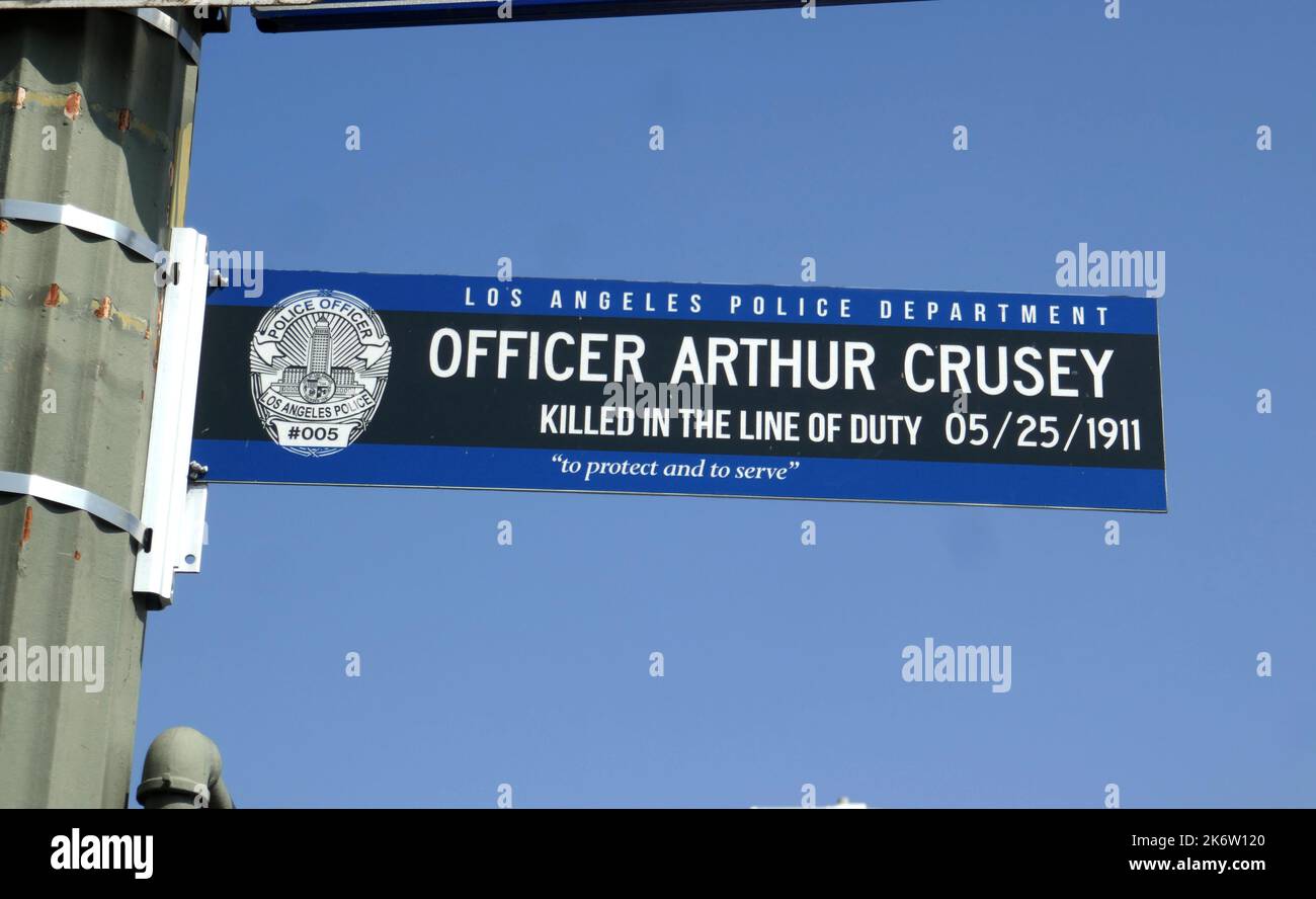 Los Angeles, California, USA 7th October 2022 LAPD Officer Arthur ...