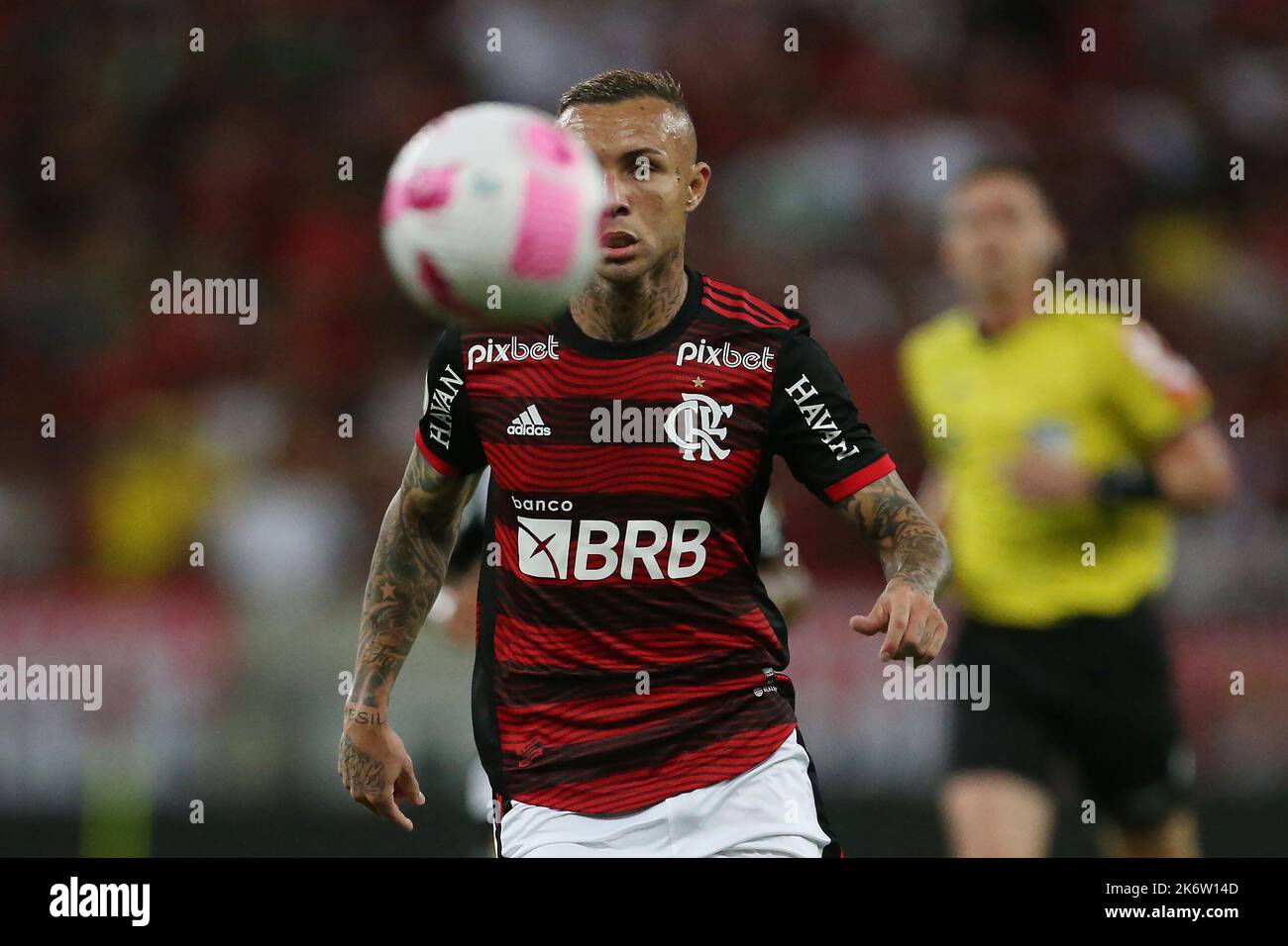 Rio De Janeiro, Brazil. 15th Oct, 2022. Everton Cebolinha do Flamengo ...