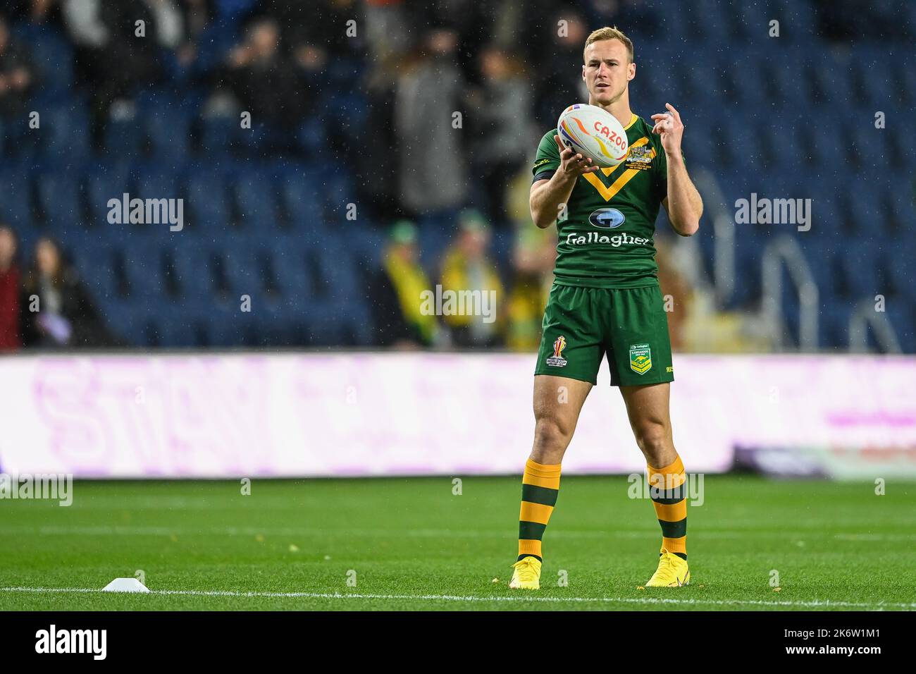 Daly Cherry-Evans of Australia during pre match warm up ahead of the ...