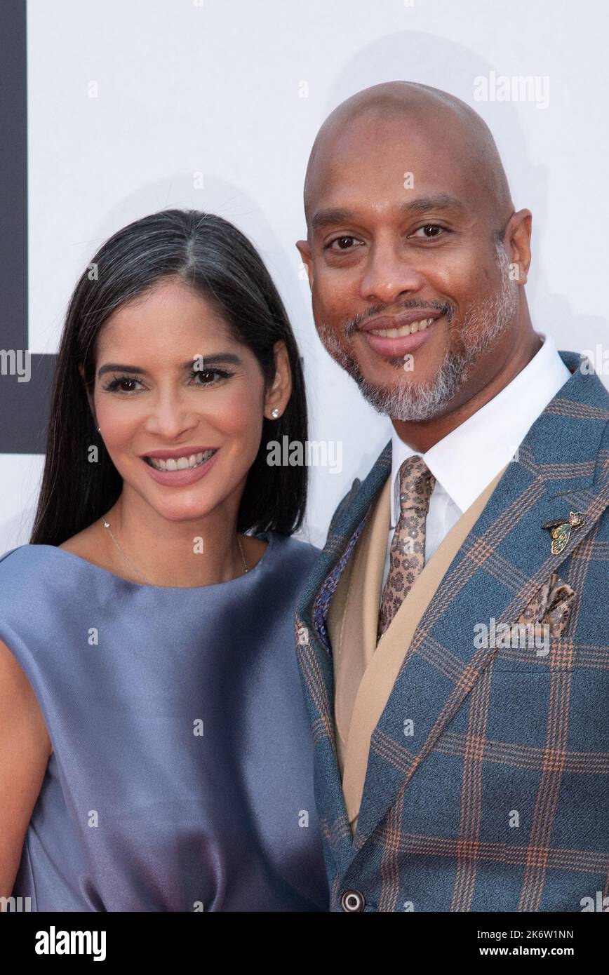 London, UK. 15th Oct, 2022. Keith Beauchamp and guest attending the ...