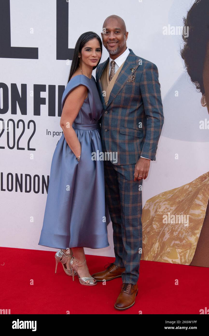 London, UK. 15th Oct, 2022. Keith Beauchamp and guest attending the ...