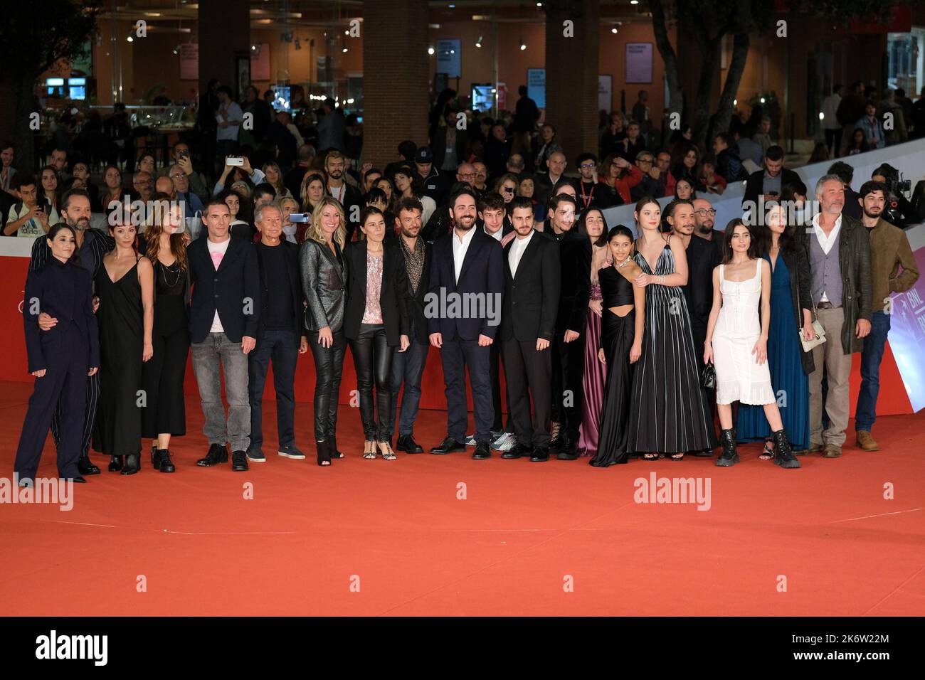 (10/14/2022) The cast of "Romulus" film on red carpet during the 2nd ...