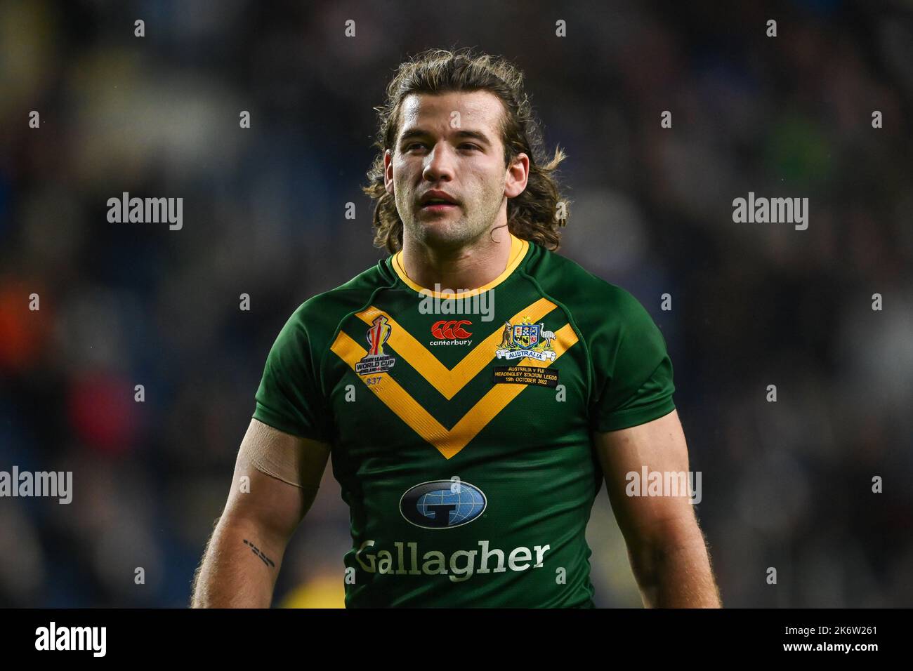 Patrick Carrigan of Australia during the Rugby League World Cup 2021 ...