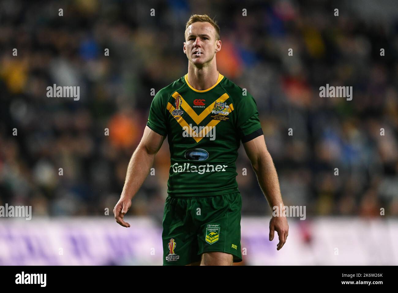 Daly Cherry-Evans of Australia during the Rugby League World Cup 2021 ...