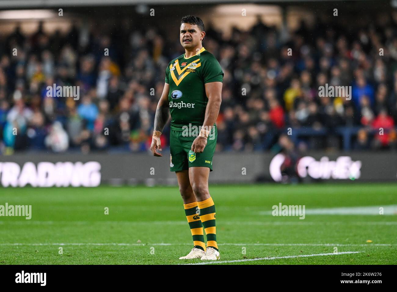 Latrell Mitchell of Australia during the Rugby League World Cup 2021 ...