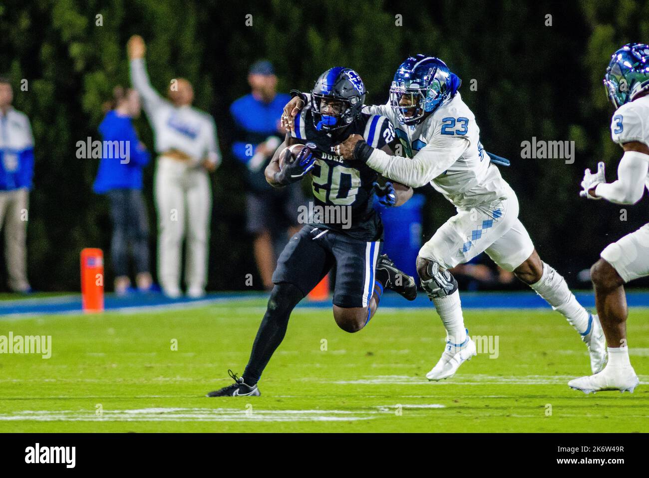 Durham, NC, USA. 15th Oct, 2022. Duke Blue Devils running back Jaquez ...