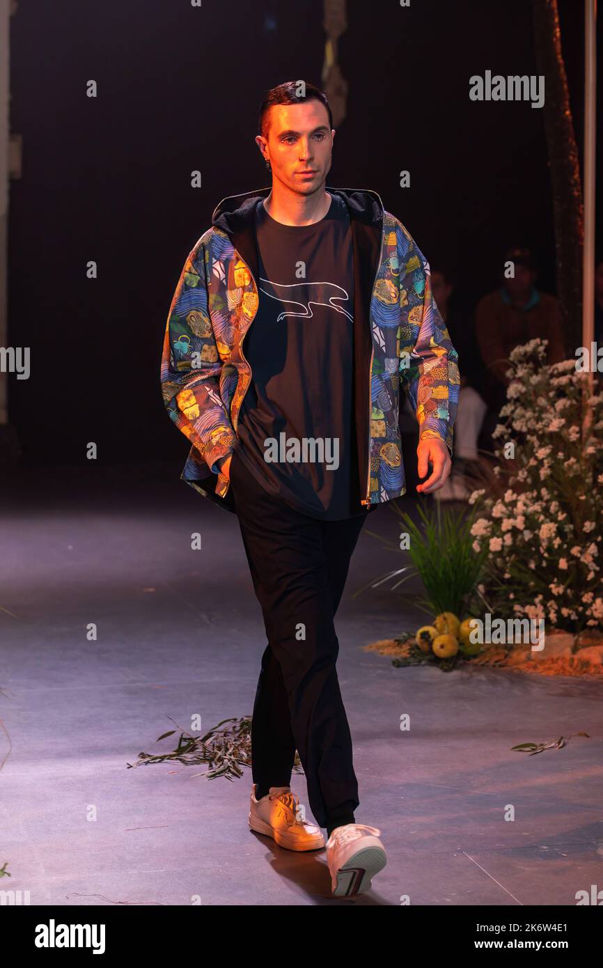 Melbourne, Australia. 15th Oct, 2022. A model dressed in a design by ...