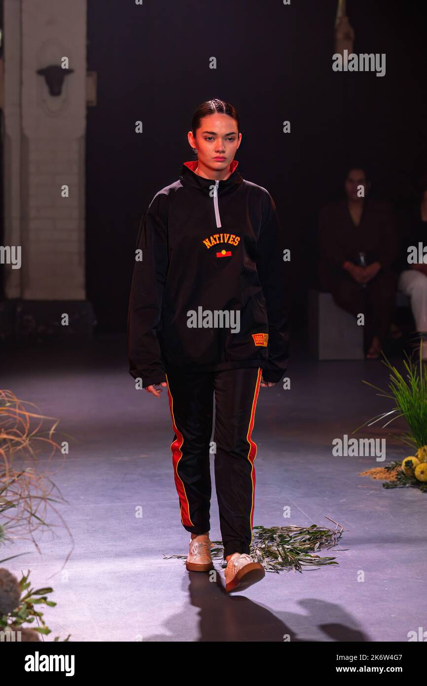 Melbourne, Australia. 15th Oct, 2022. A model dressed in a design by ...