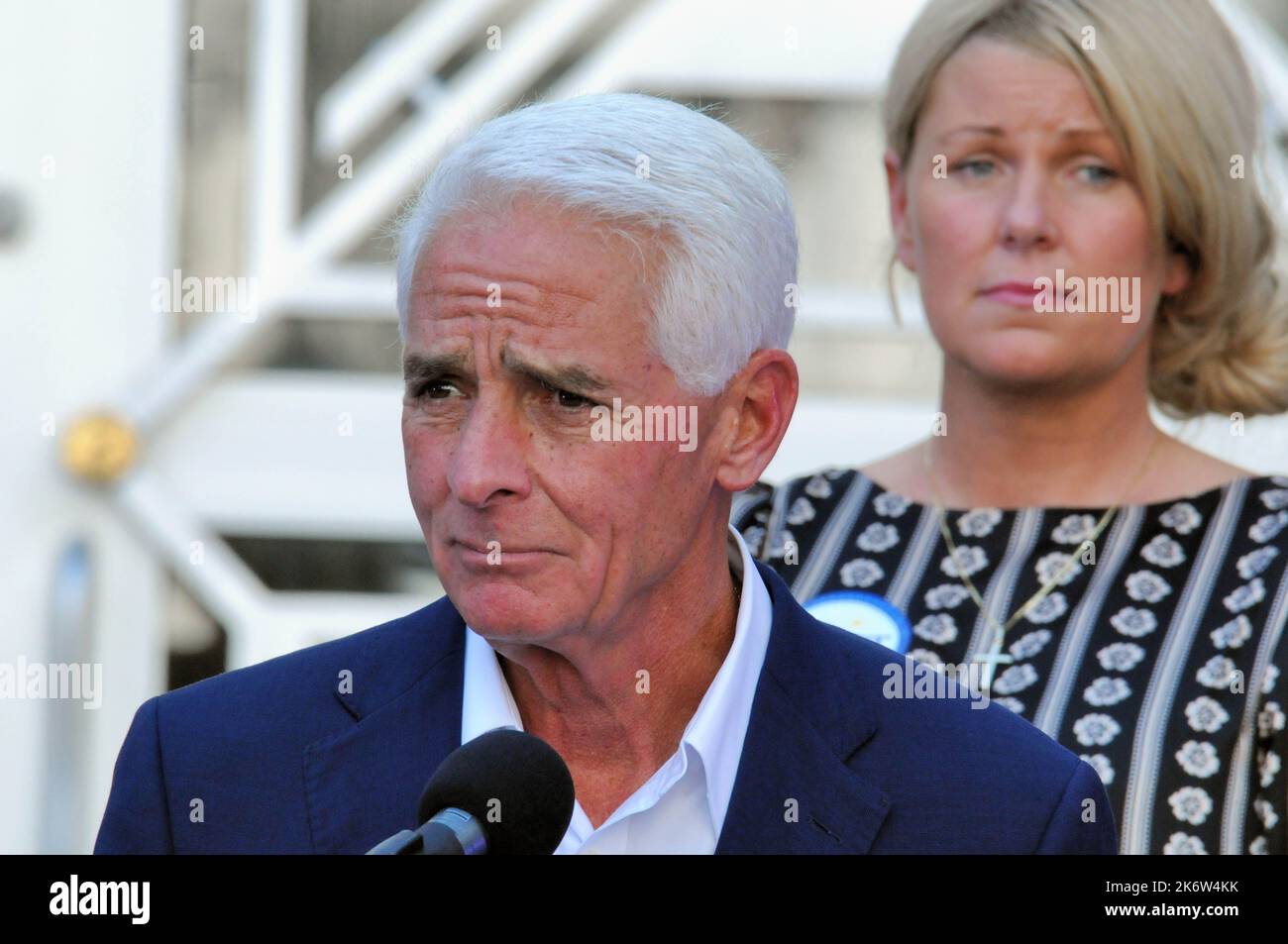 Orlando, Florida, USA, October 15, 2022. Charlie Crist, candidate for ...