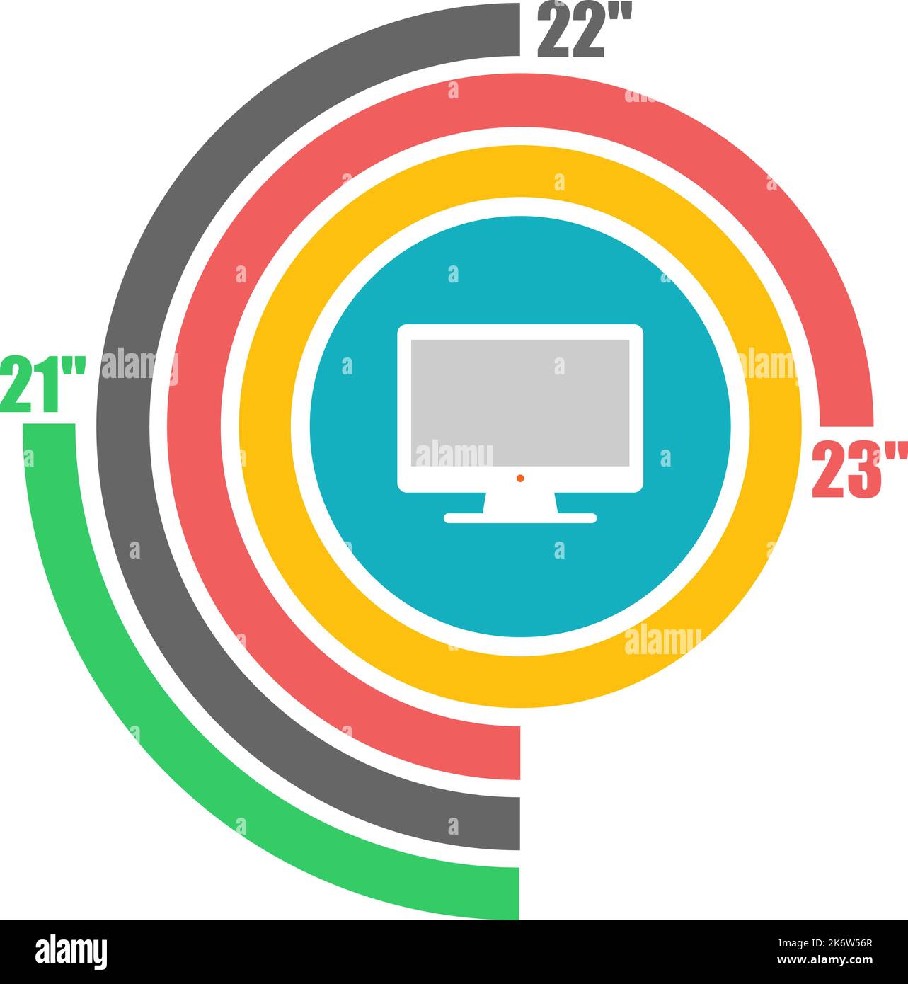 Monitors advertising Stock Vector Images - Alamy