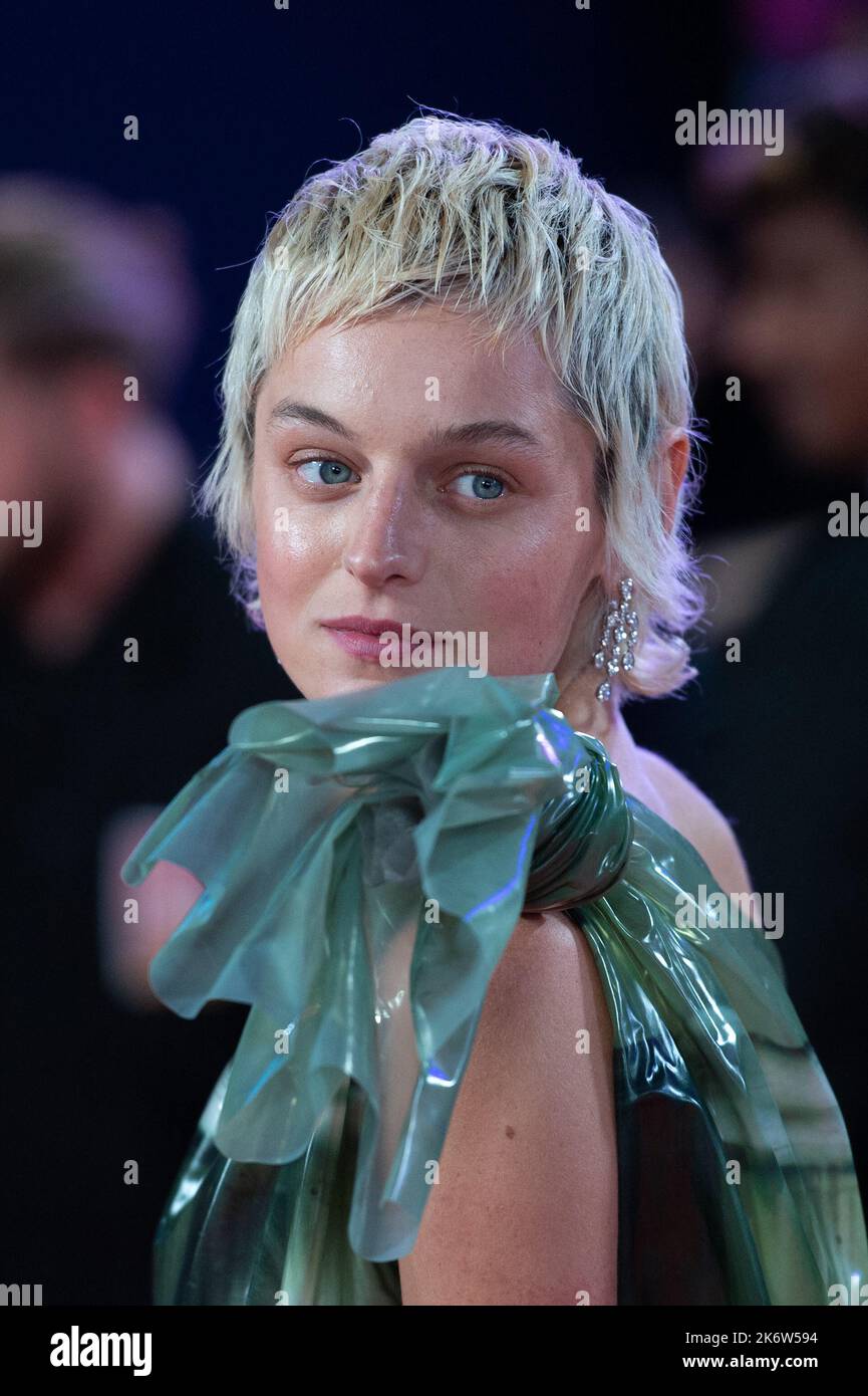 London, UK. 15th Oct, 2022. Emma Corrin attending the My Policeman ...