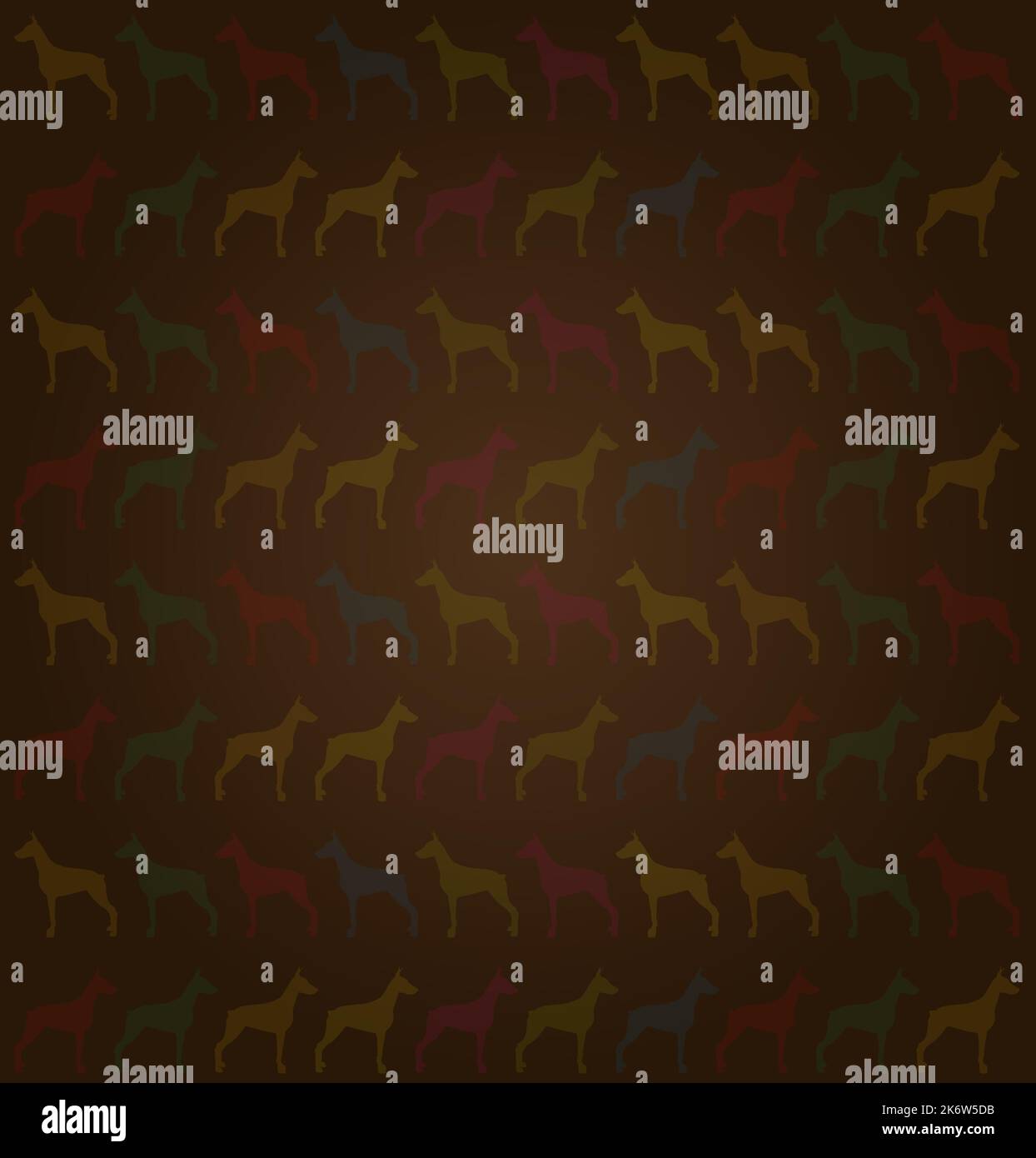 Dark brown dogs Stock Vector Images - Alamy