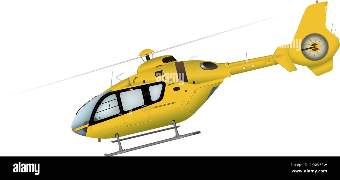 Eurocopter rescue helicopter Stock Vector Images - Alamy