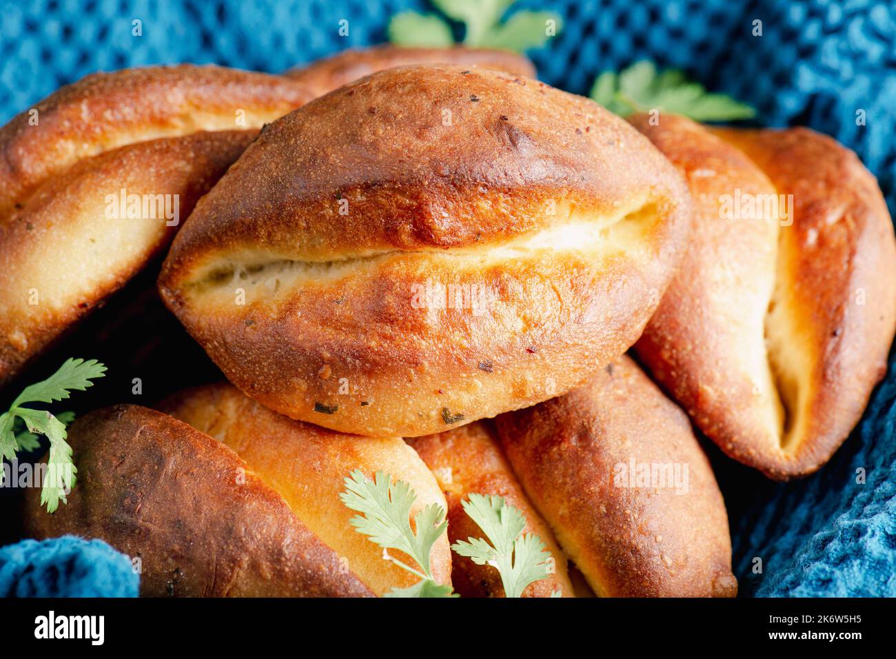 Delicious soft Parker House Rolls with Garlic Butter. A Parker House ...