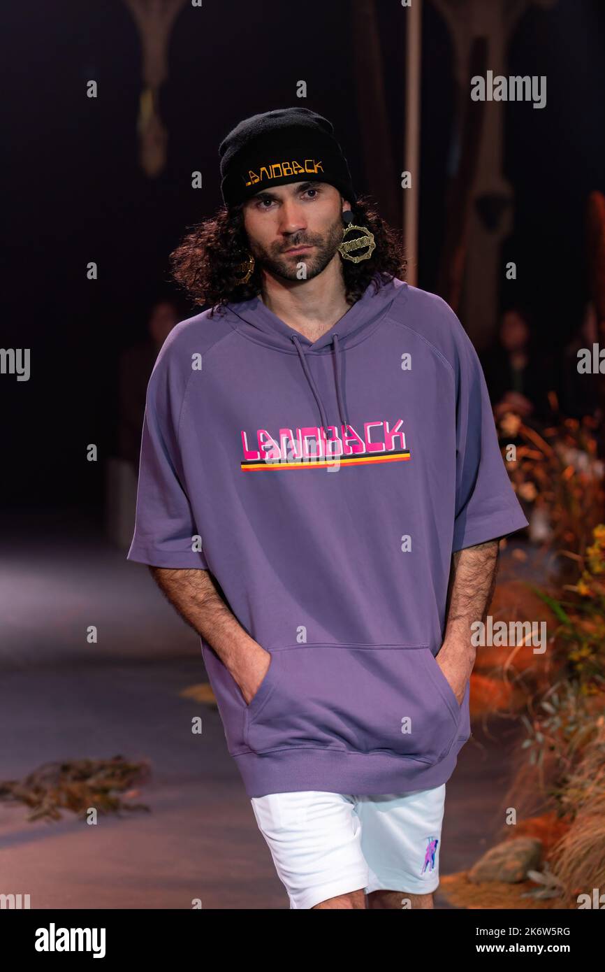 Melbourne, Australia. 15th Oct, 2022. A model dressed in a design by ...