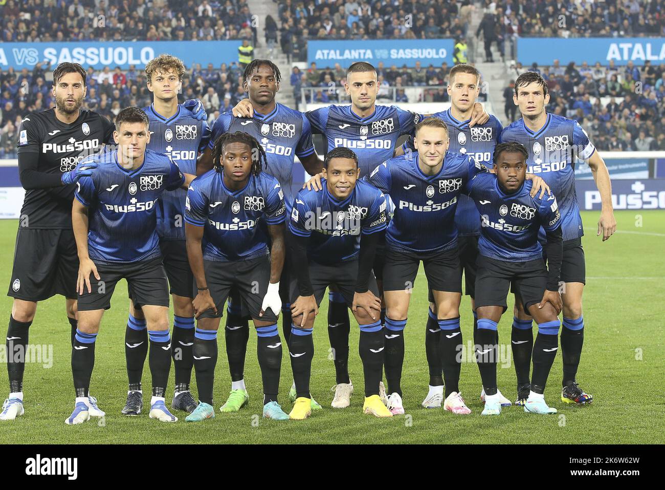 October 15, 2022, Bergamo, Italy: Atalanta team photo during Atalanta ...
