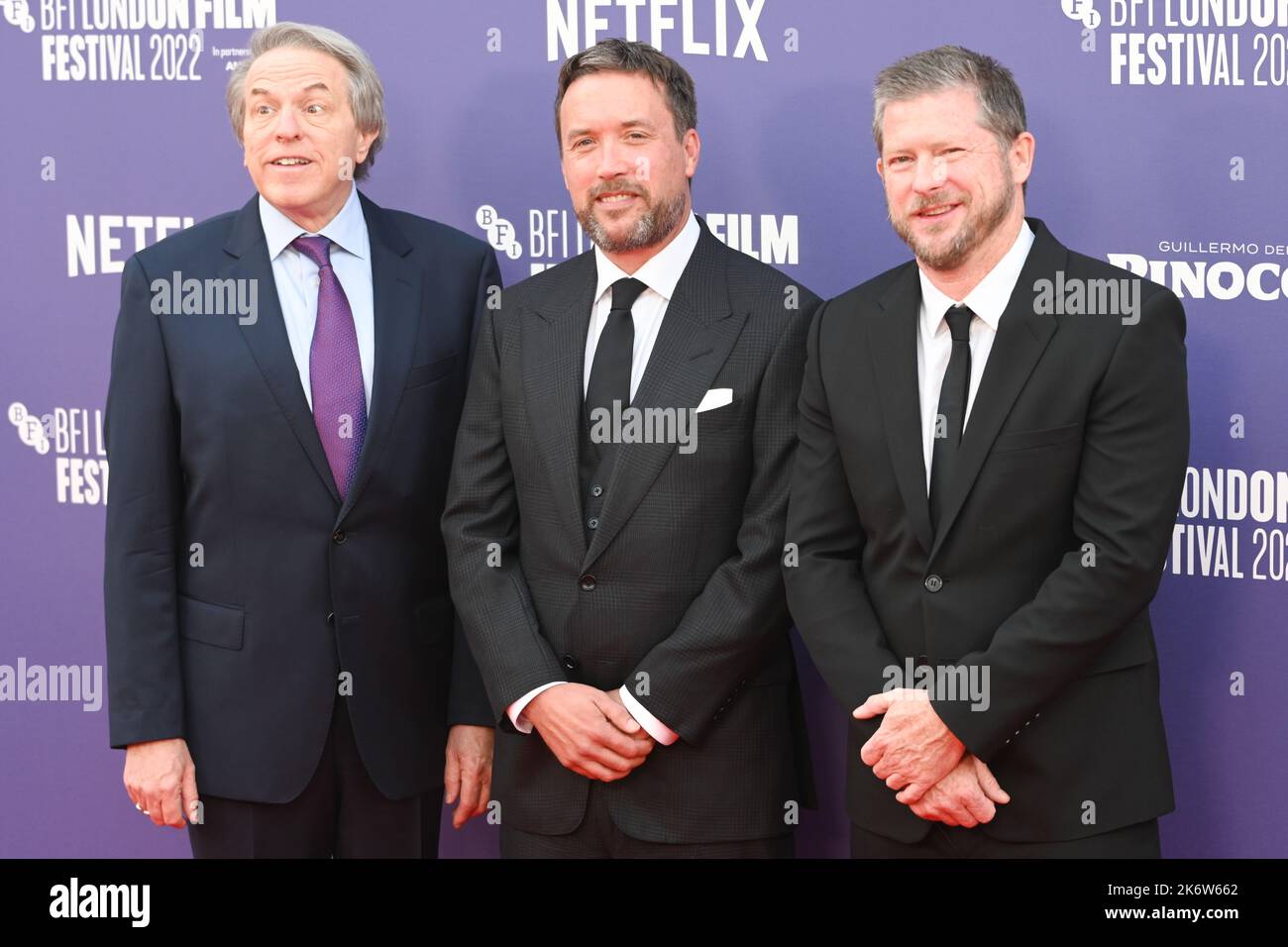 London, UK. 15th Oct, 2022. Corey Campodonico, Alex Bukley and Gary ...