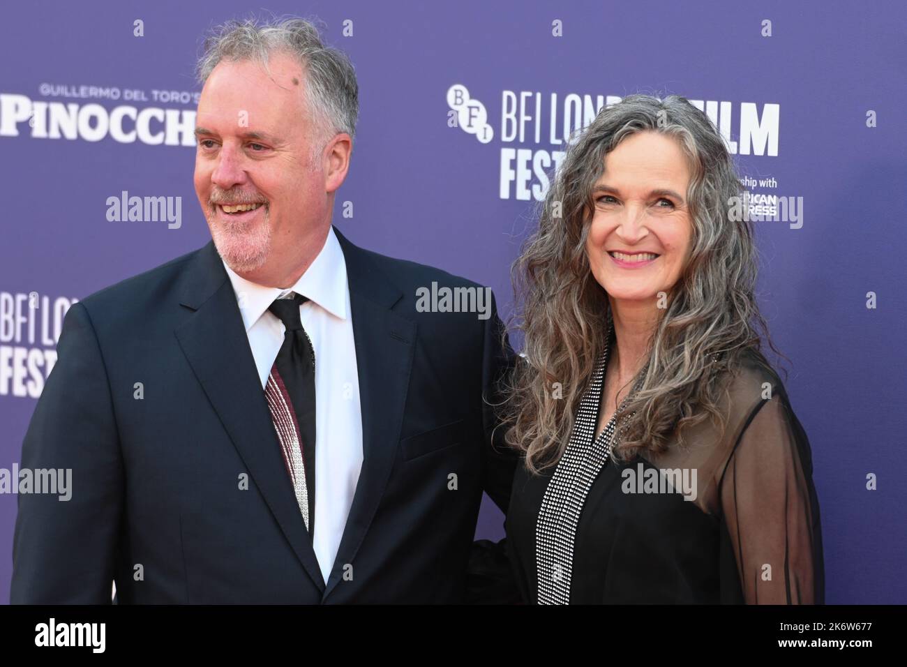 London, UK. 15th Oct, 2022. Mark Gustafson and guest arrive at the at ...