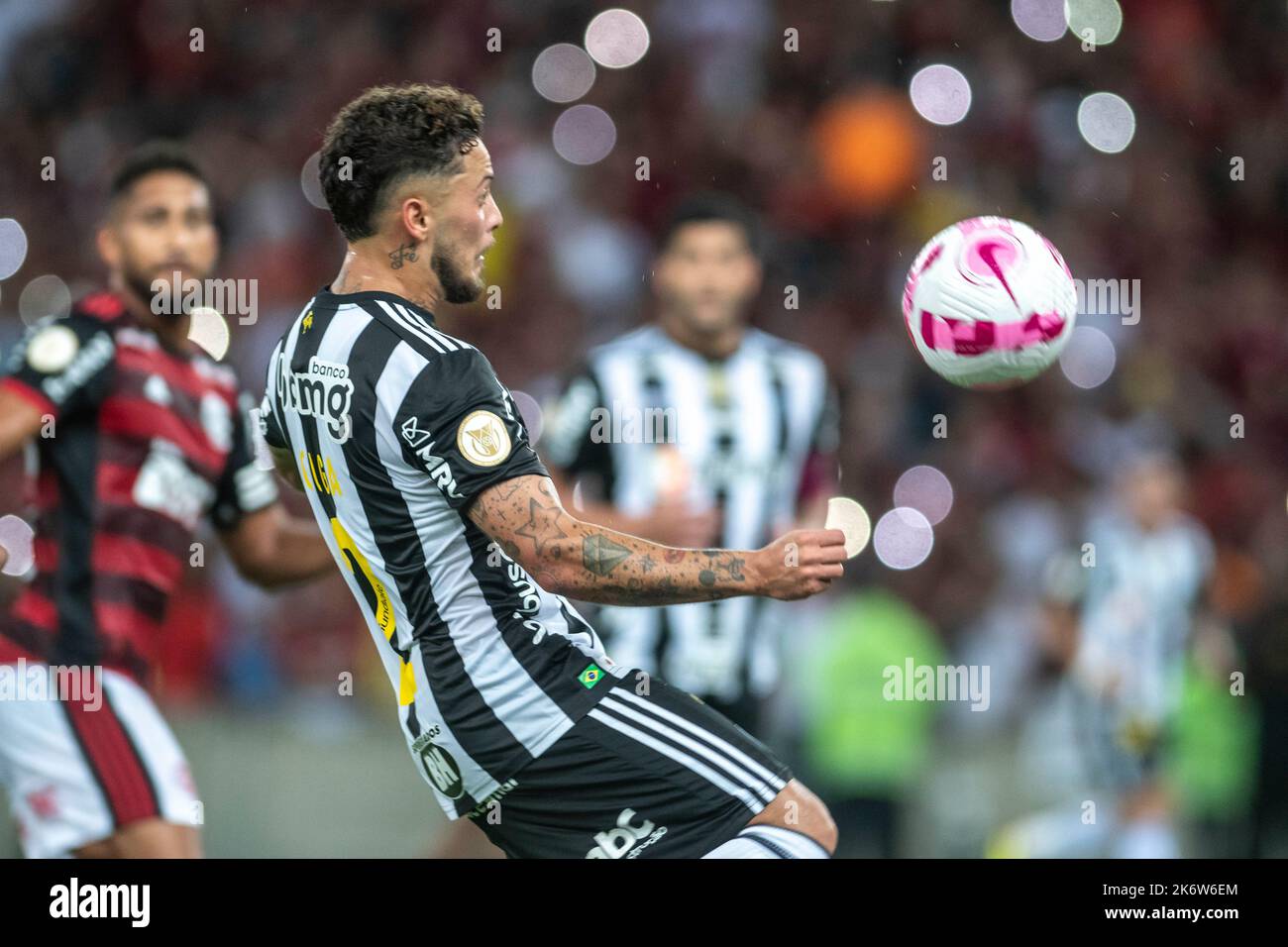 Rio, Brazil - october 15, 2022 - Guga player in match between Flamengo ...