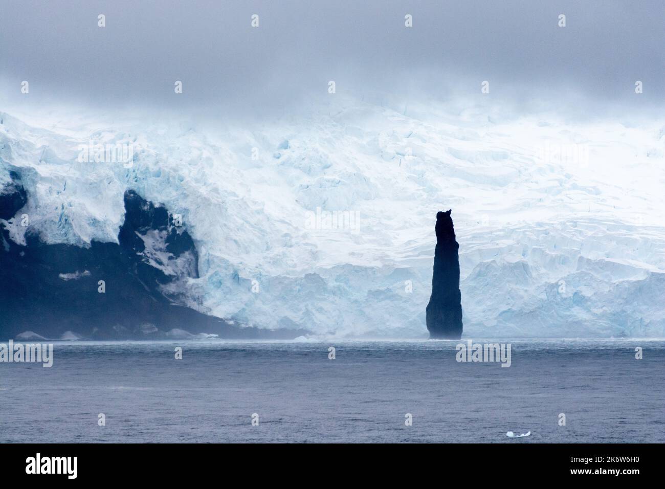 Astrolabe Needle rock monolith rising 50m out of water near Claude ...