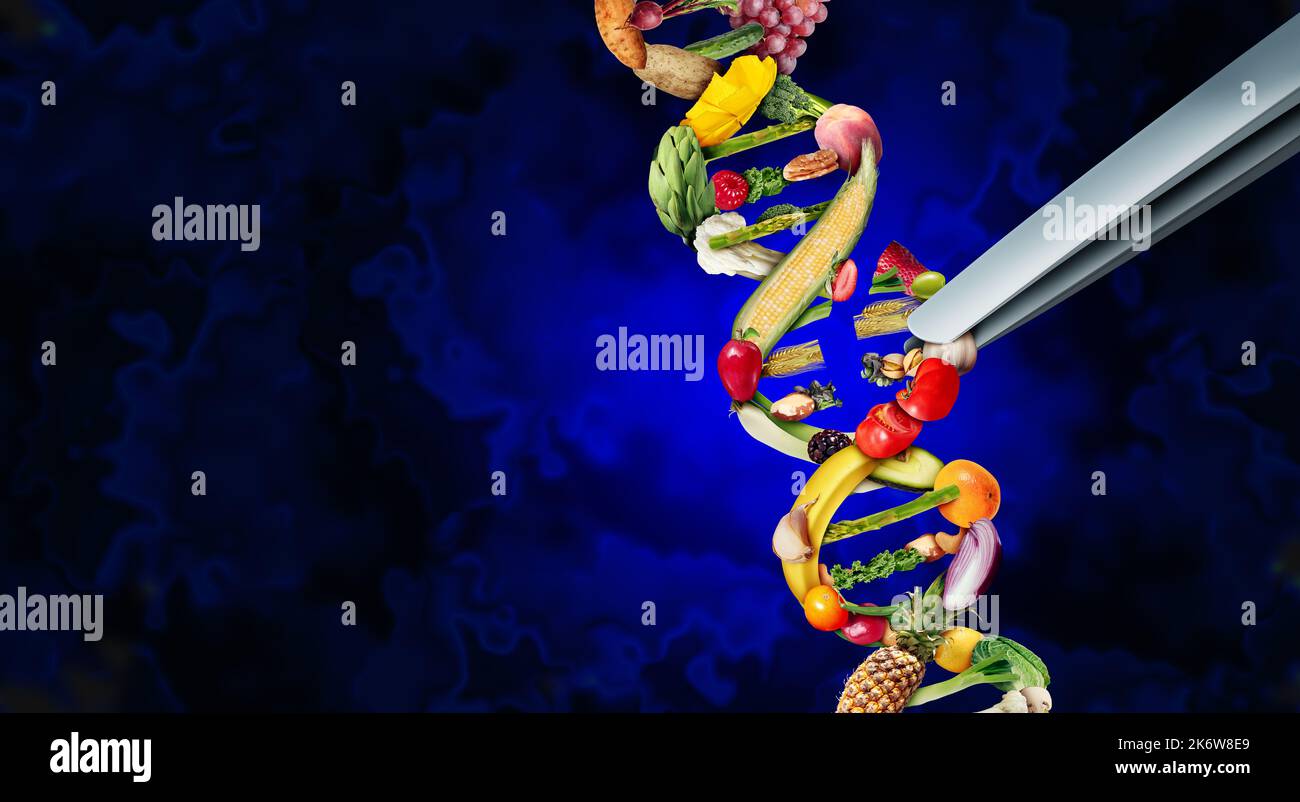 Agriculture genetic editing and agricultural CRISPR concept or gene ...