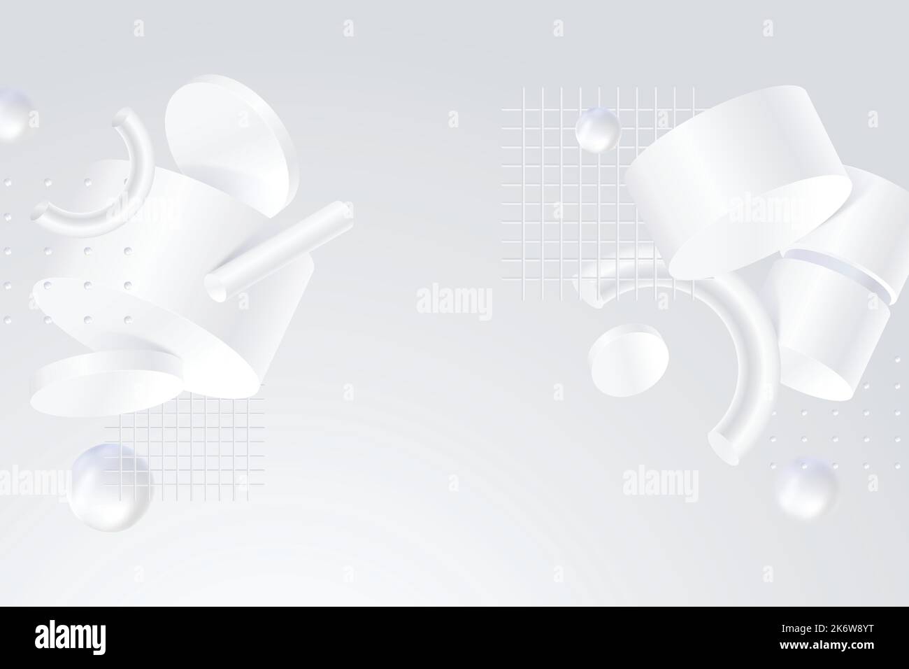 realistic white monochrome background vector design illustration Stock ...