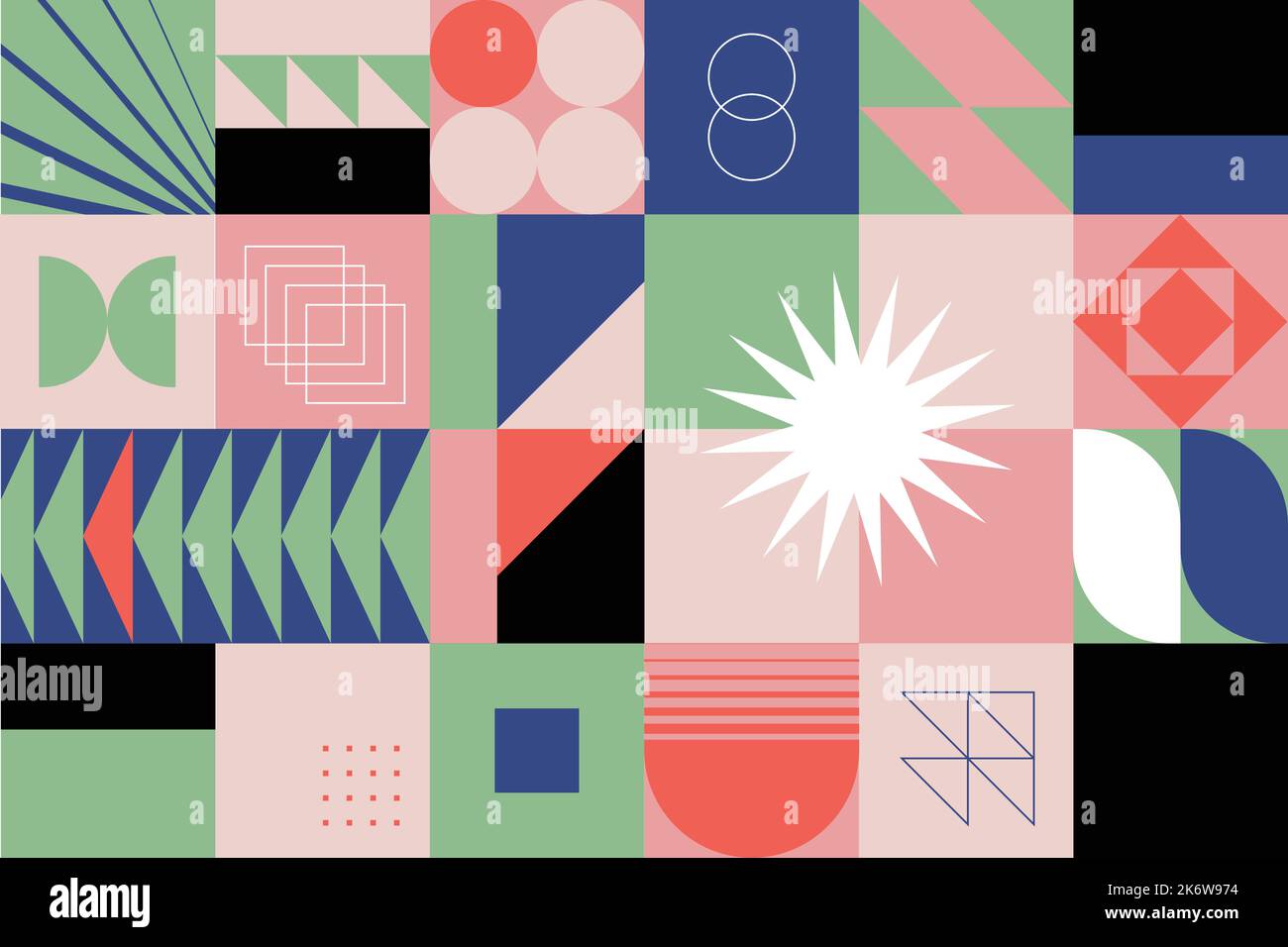 abstract geometric shapes background vector design illustration Stock ...