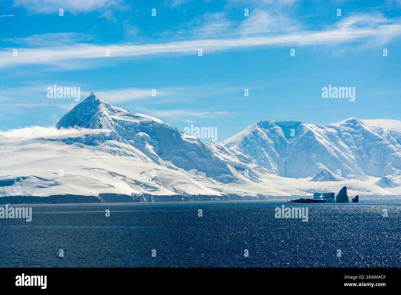 mt. william on anvers island above neumayer (neumaier) channel ...