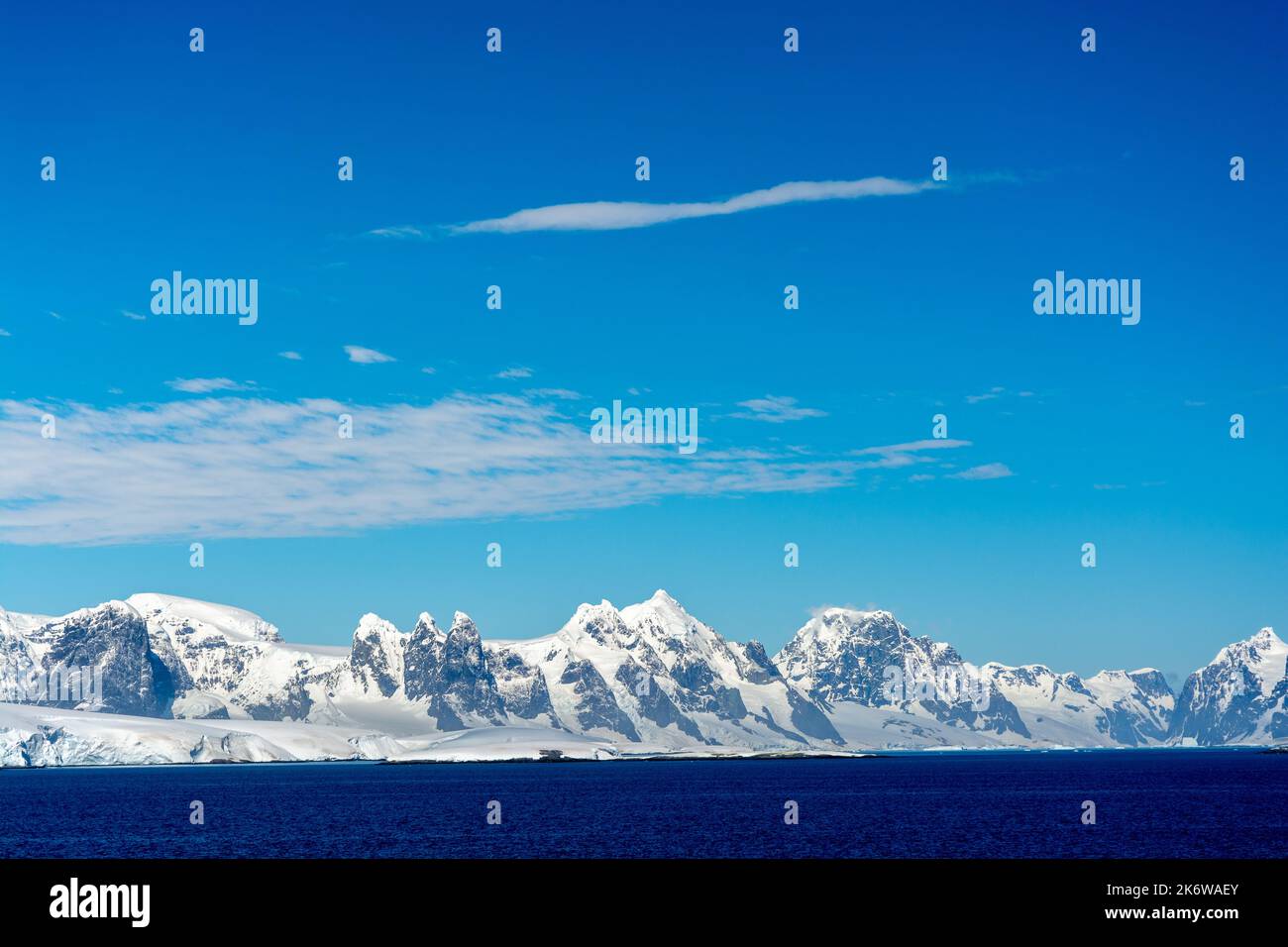 looking toward northern entrance to lemaire channel from bismarck ...