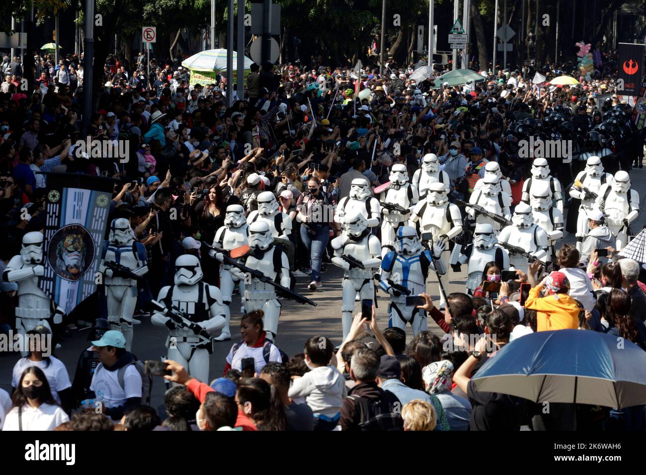 Mexico City, Mexico. 13th Oct, 2022. Darth Vader, Palpatine ...