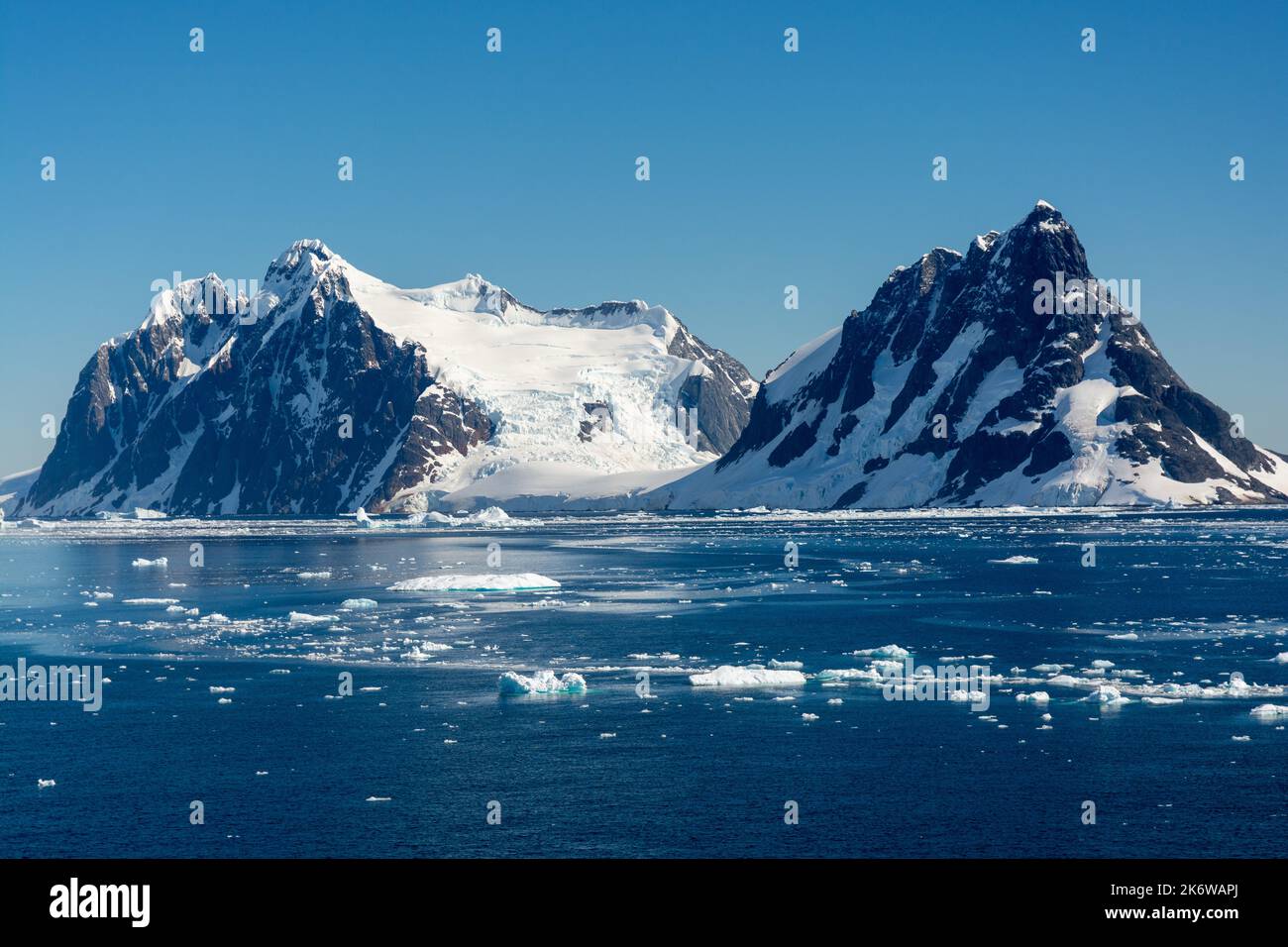 booth island on western side of lemaire channel (kodak gap, kodak alley ...