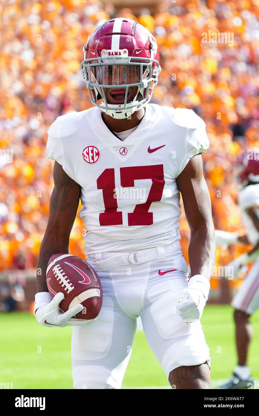 October 15, 2022: Isaiah Bond #17 of the Alabama Crimson Tide ...
