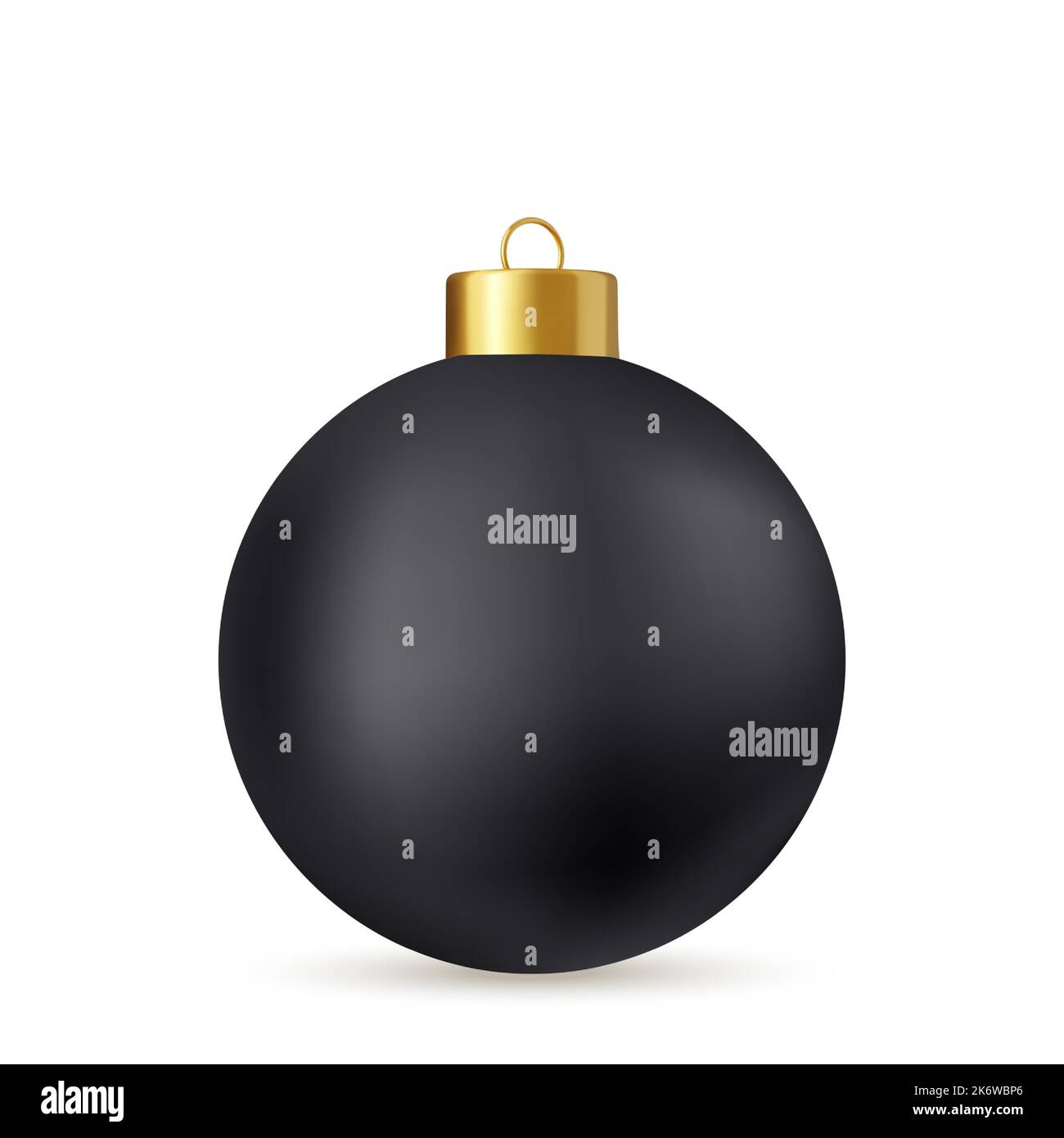 Christmas ornament on black Stock Vector Images - Alamy