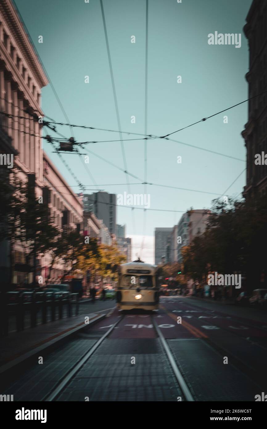 Public Transit Bus in San Francisco Stock Photo - Alamy