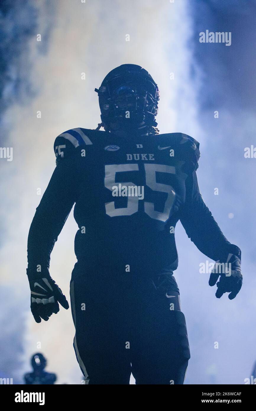 Durham, NC, USA. 15th Oct, 2022. Duke Blue Devils offensive lineman ...