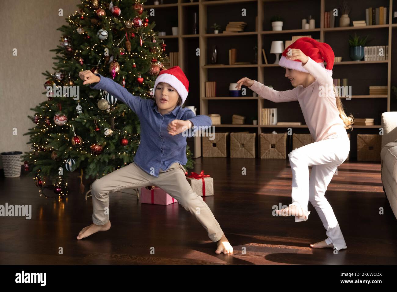 Excited boy at xmas hi-res stock photography and images - Alamy