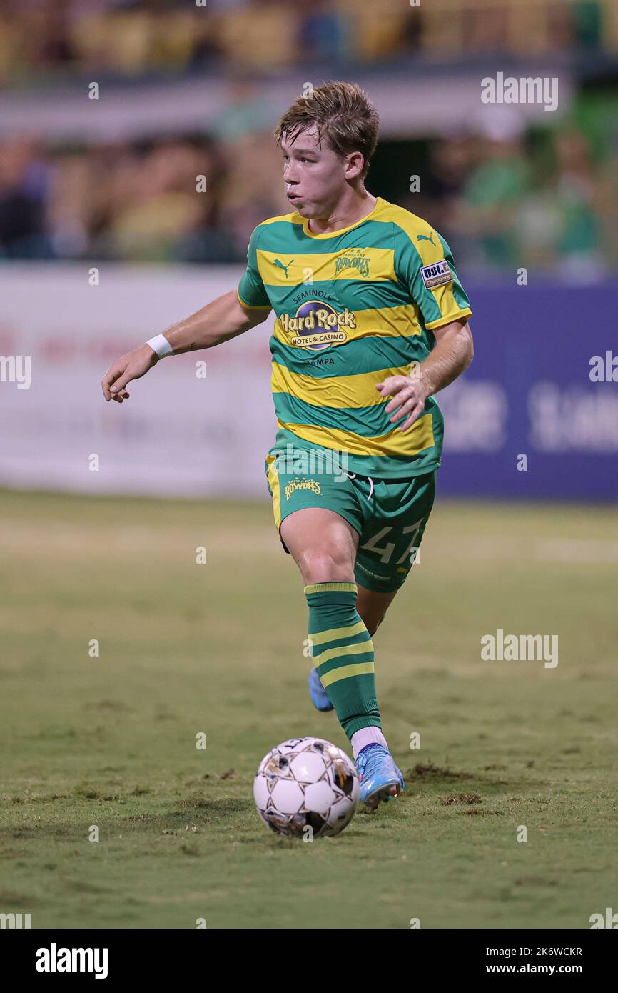 St. Petersburg, FL: Tampa Bay Rowdies defender Tate Johnson (47 ...