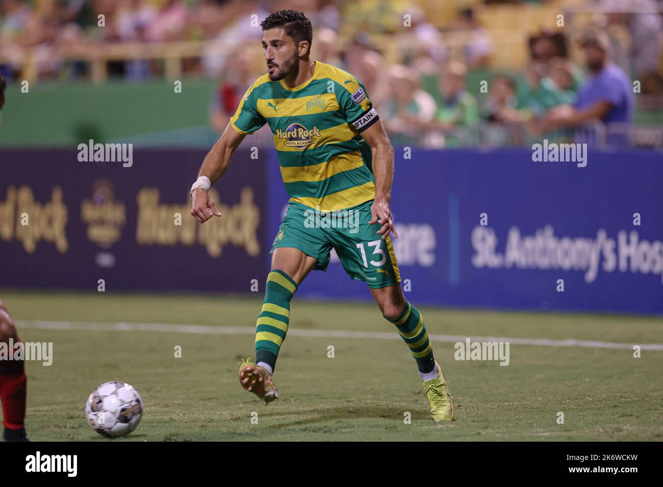 St. Petersburg, FL: Tampa Bay Rowdies forward Sebastián Guenzatti (13 ...