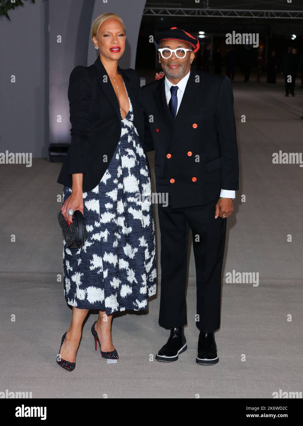 Spike Lee, Tonya Lewis Lee arrives at The Second Annual Academy Museum ...