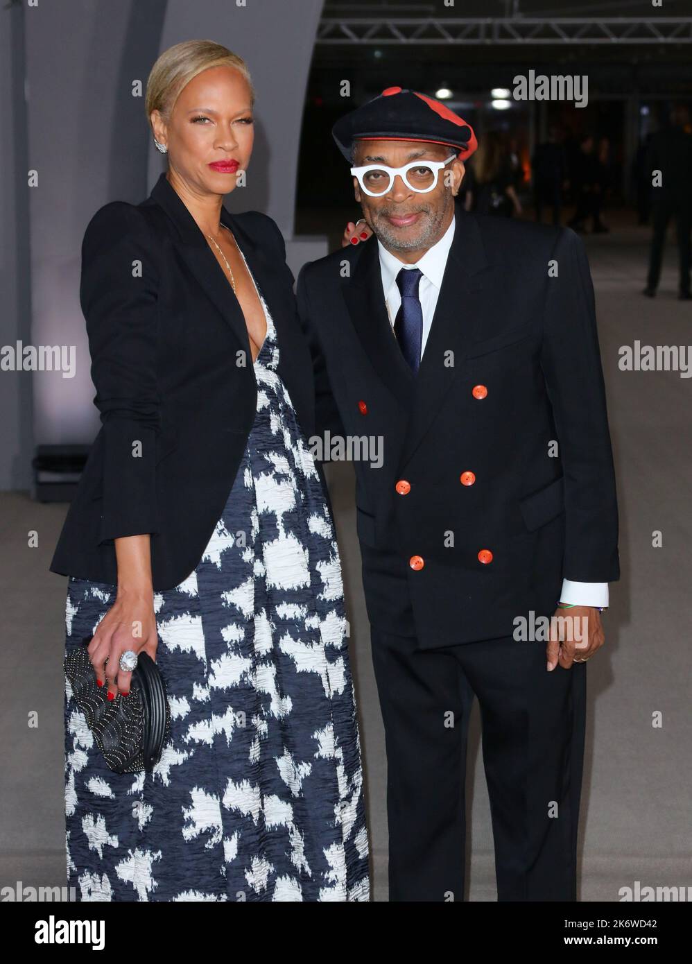 Spike Lee, Tonya Lewis Lee arrives at The Second Annual Academy Museum ...